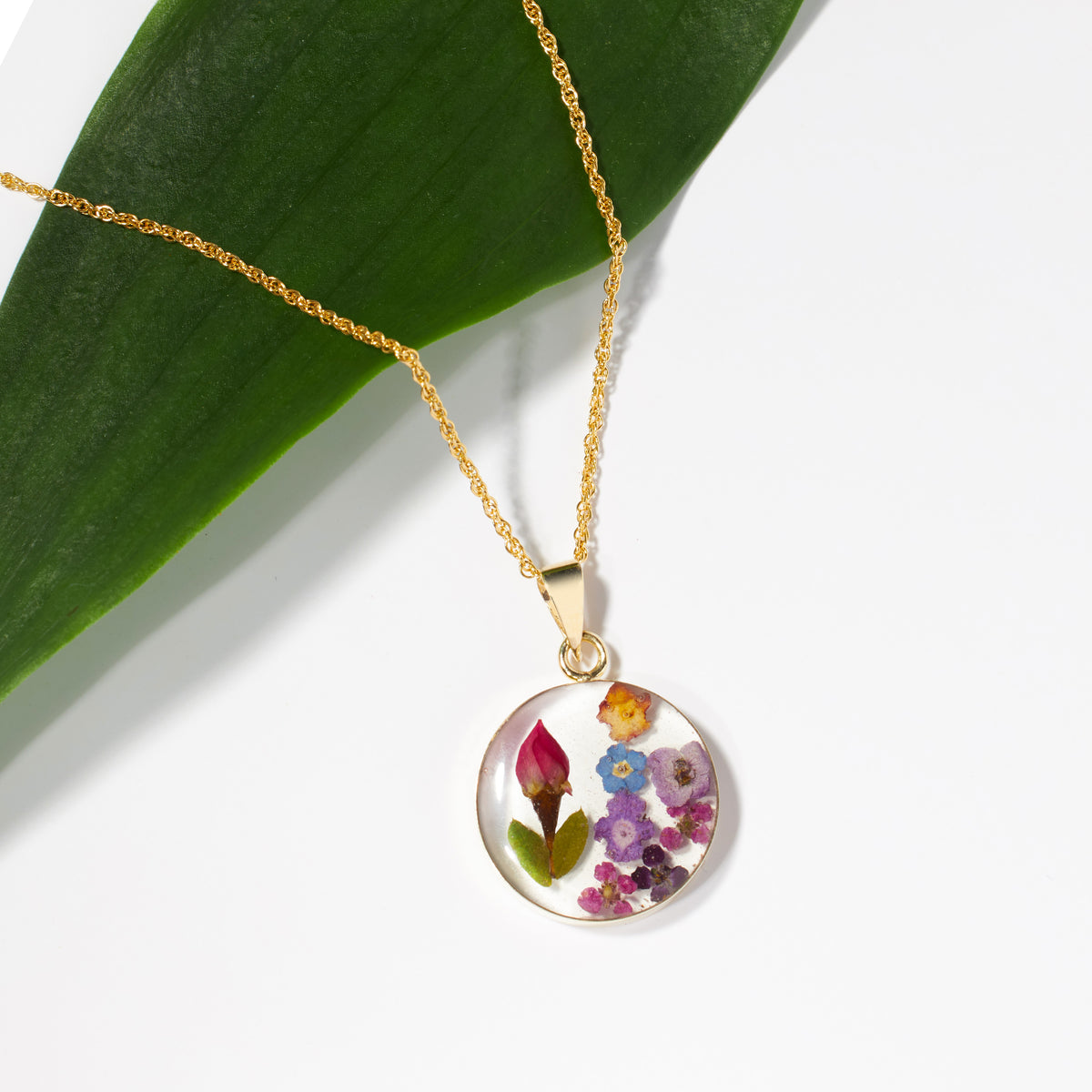 Gold Promises of Tomorrow Necklace | Everlasting Flowers Jewelry