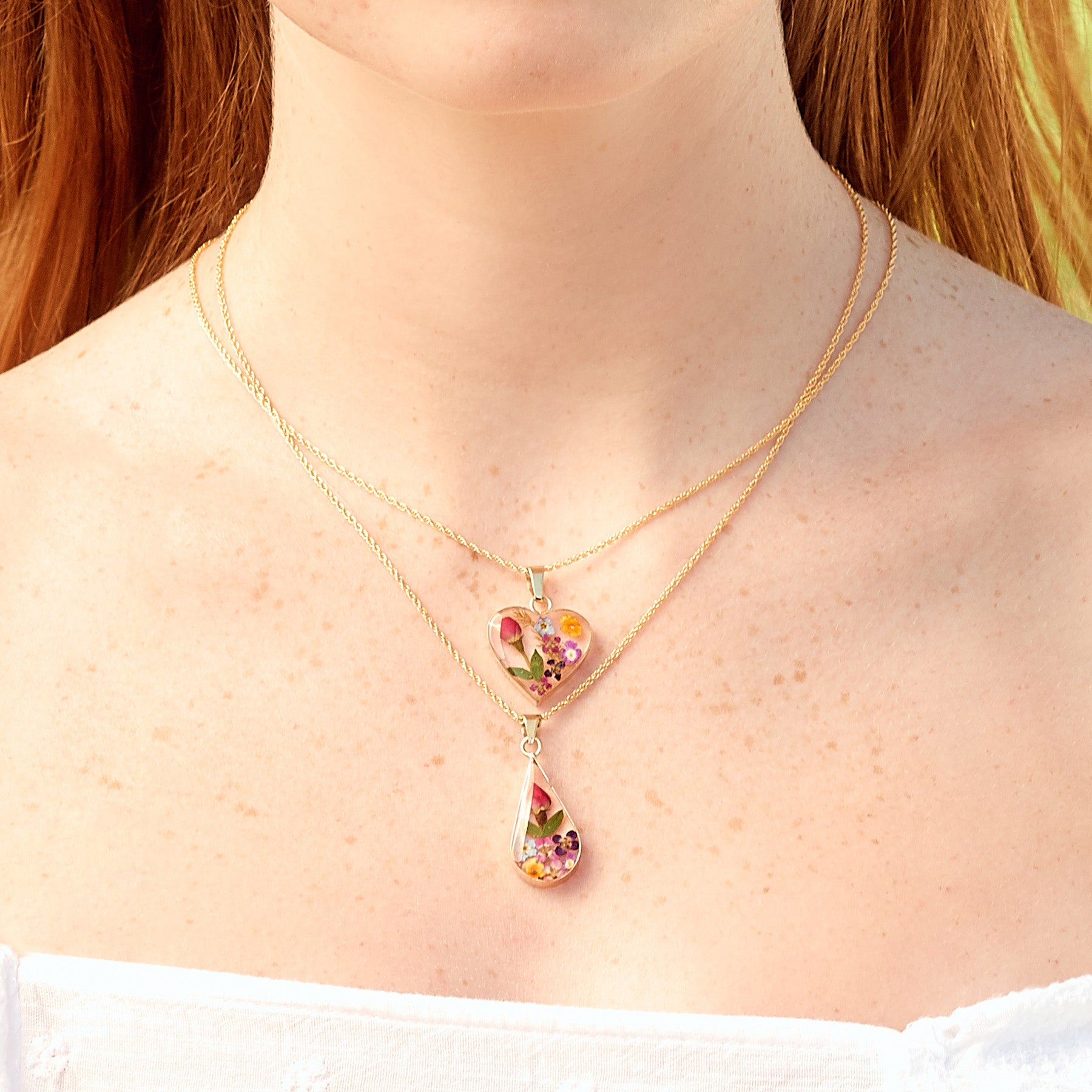 Sweetheart Pact Necklace | Everlasting Flowers Jewelry
